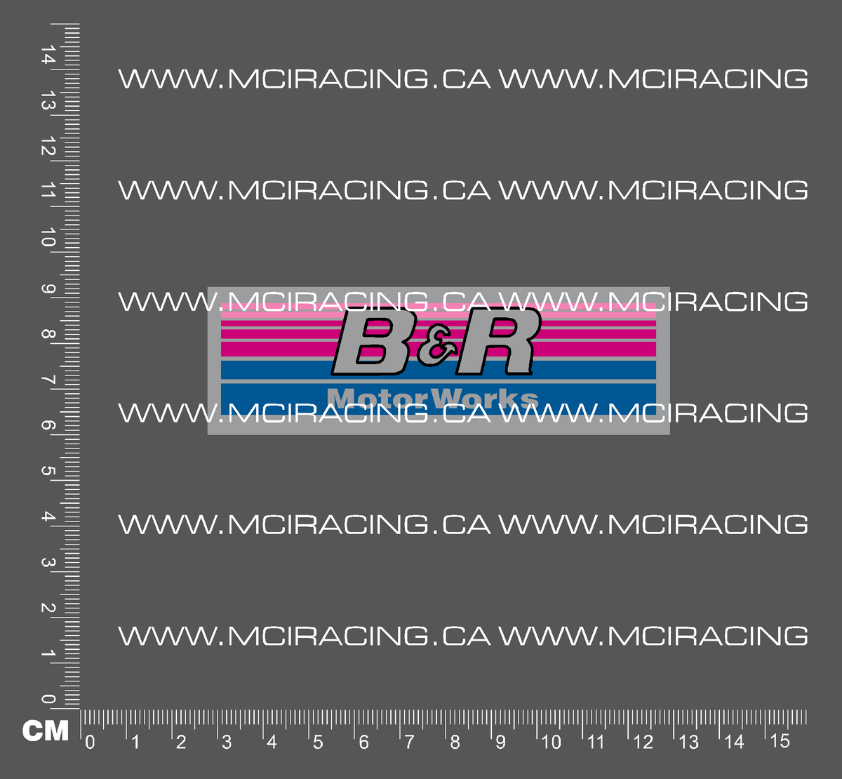 540 MOTOR DECAL - B&R MOTOR WORKS MOTOR DECAL – Mciracing.ca