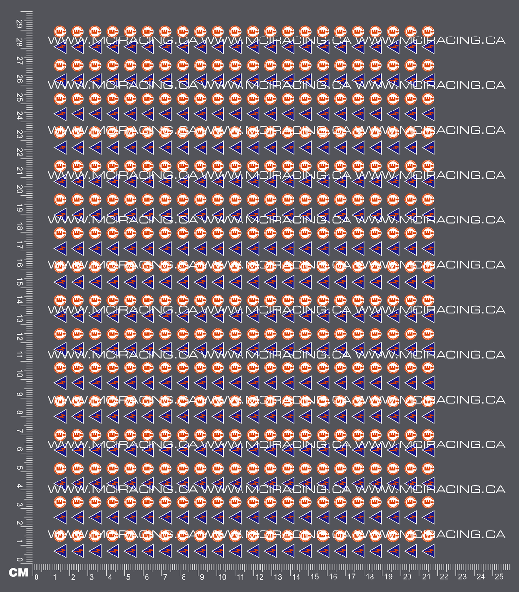 1/10TH PORSCH - FUEL MARKER DECALS – Mciracing.ca