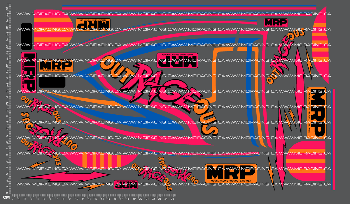 MRP - OUTRAGEOUS BOAT DECALS – Mciracing.ca