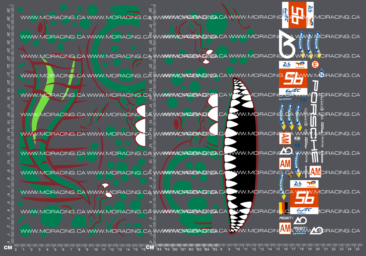 1/10TH PORSCH - REXY - GREEN – Mciracing.ca