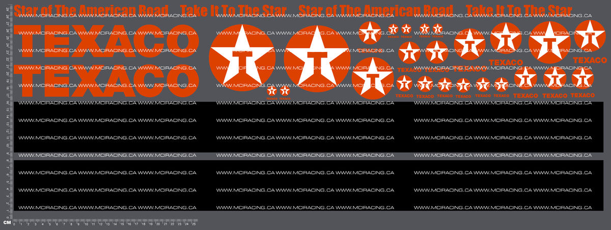 1/14TH TAM - TRACTOR TRAILER TEXACO DECALS – Mciracing.ca