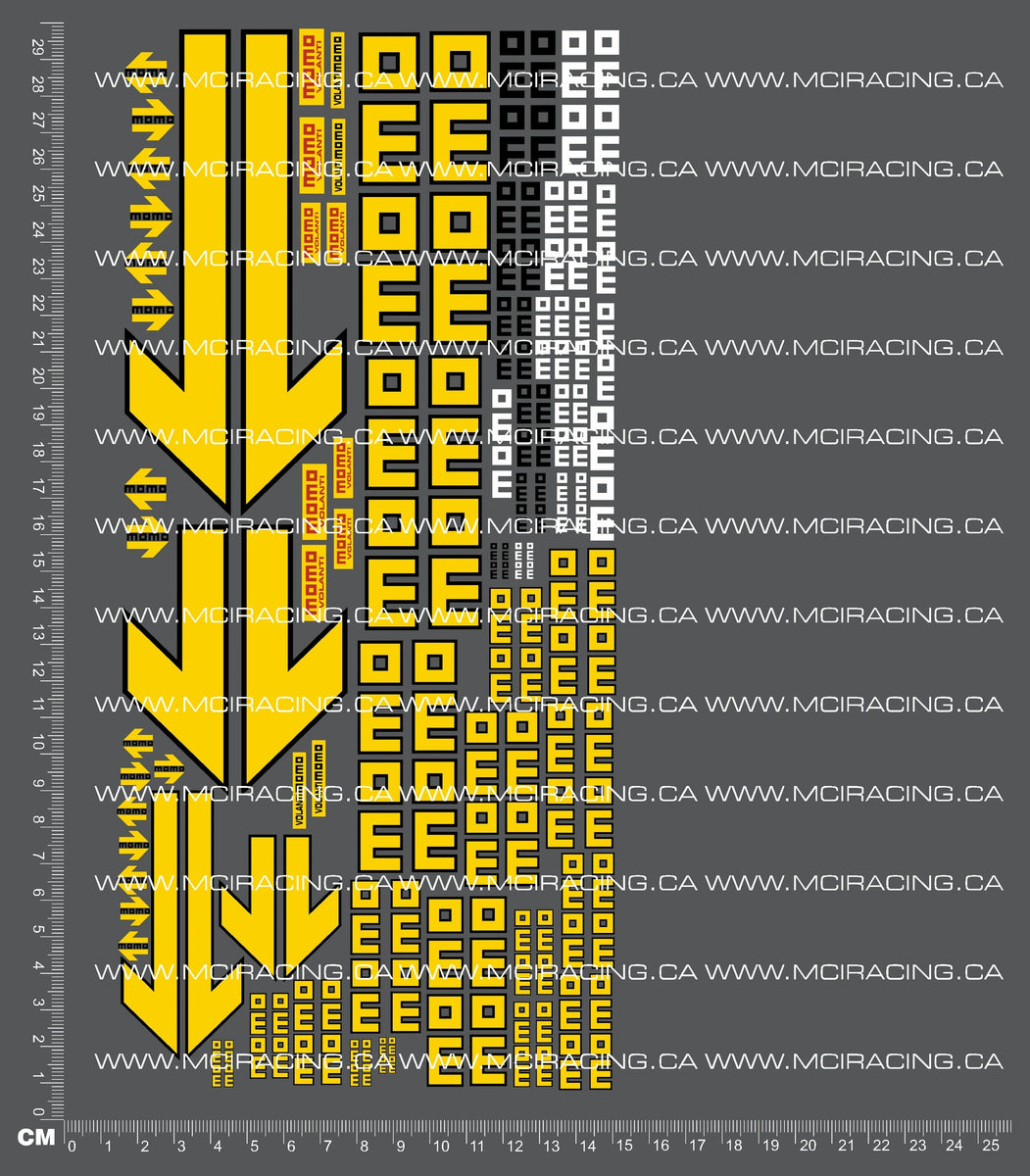 1/12TH MOMO DECALS – Mciracing.ca