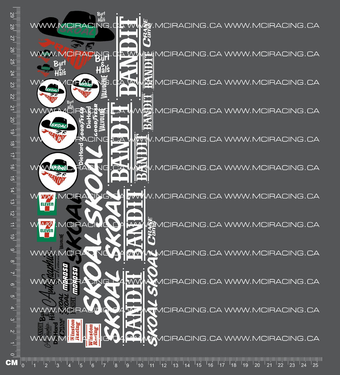 1/10TH MONSTER TRUCK - SKOAL DECALS – Mciracing.ca