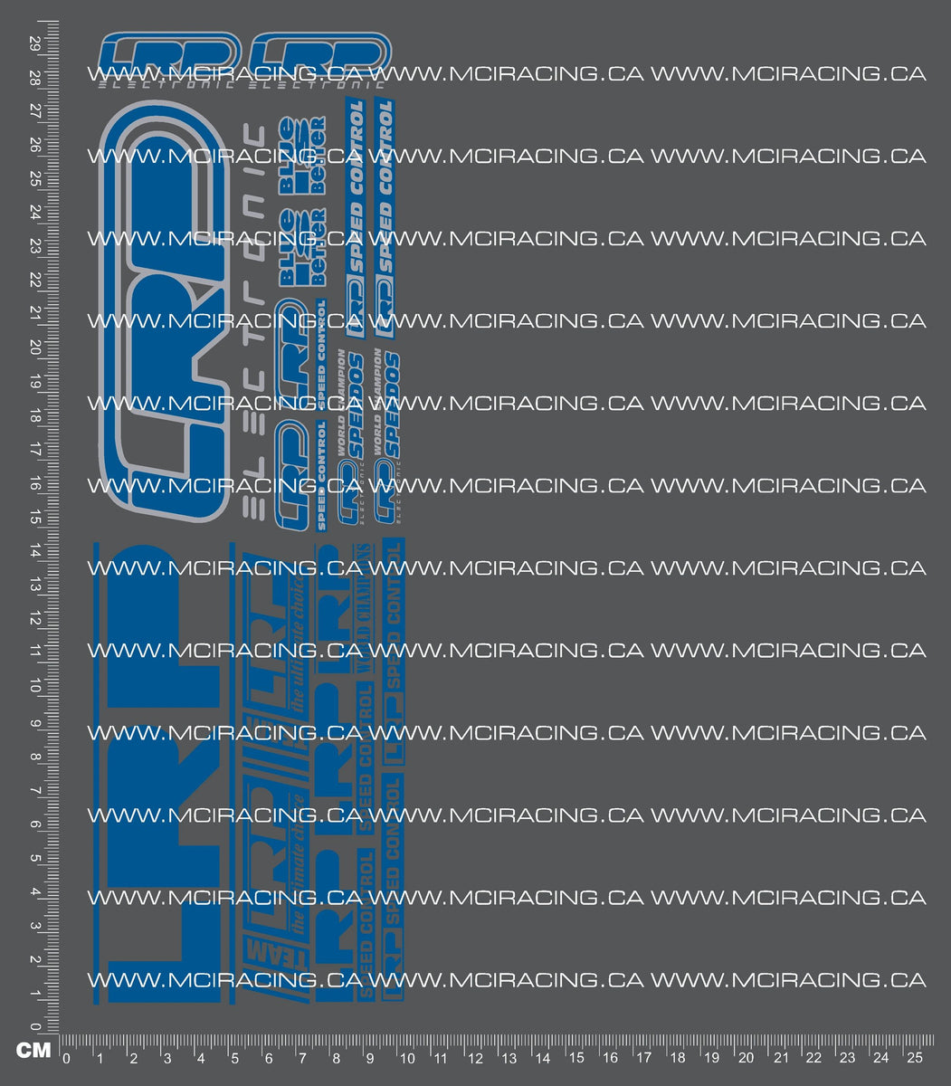 1/10TH LRP DECALS – Mciracing.ca