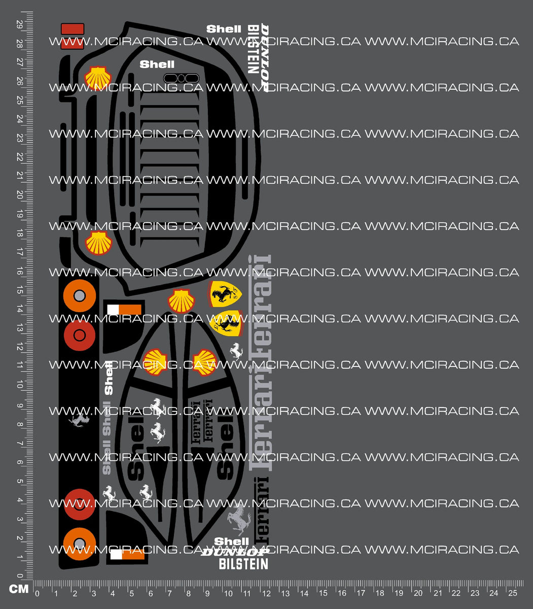 1/12TH FERRAR F40 DECALS – Mciracing.ca