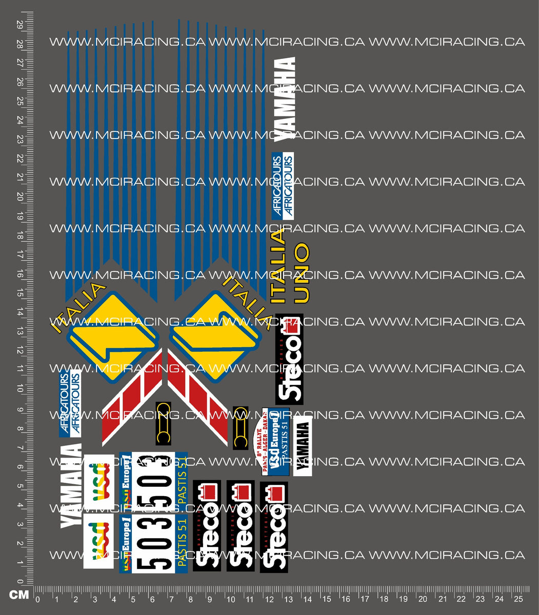 1/10TH MERCEDE UNIMOG DECALS – Mciracing.ca