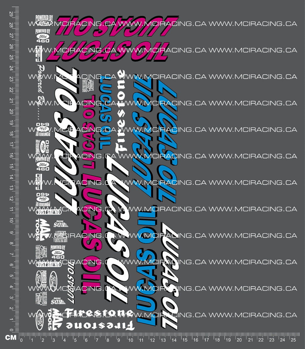 1/10TH MONSTER TRUCK - LUCAS DECALS FB – Mciracing.ca