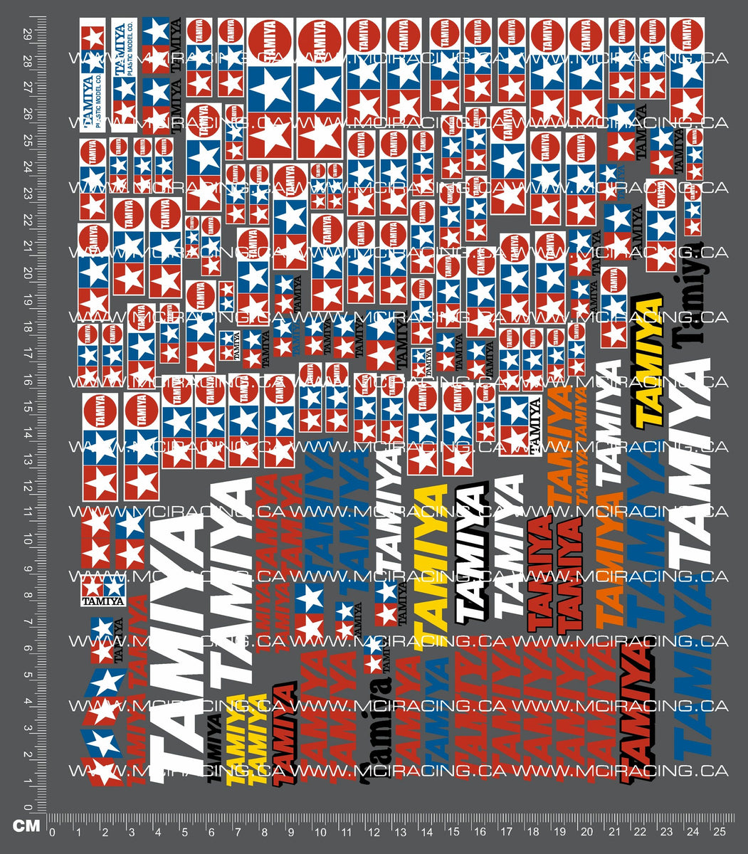 1/10TH TAM - FIRST 100 KITS DECALS – Mciracing.ca