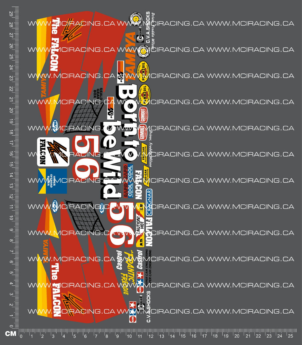 1/10TH TAM 58056 - FALCON DECALS – Mciracing.ca