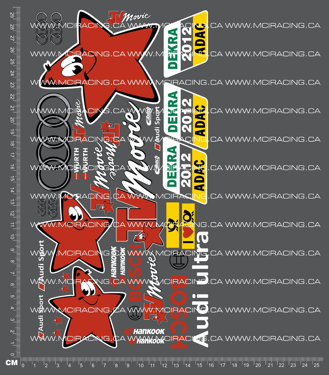 1/10TH DTM - TV MOVIE DECALS – Mciracing.ca
