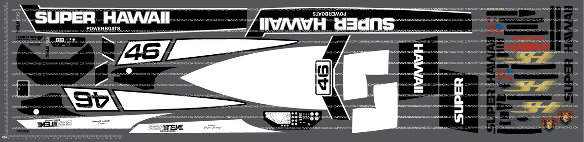 ABC HOBBY SUPER HAWAII BOAT DECALS – Mciracing.ca