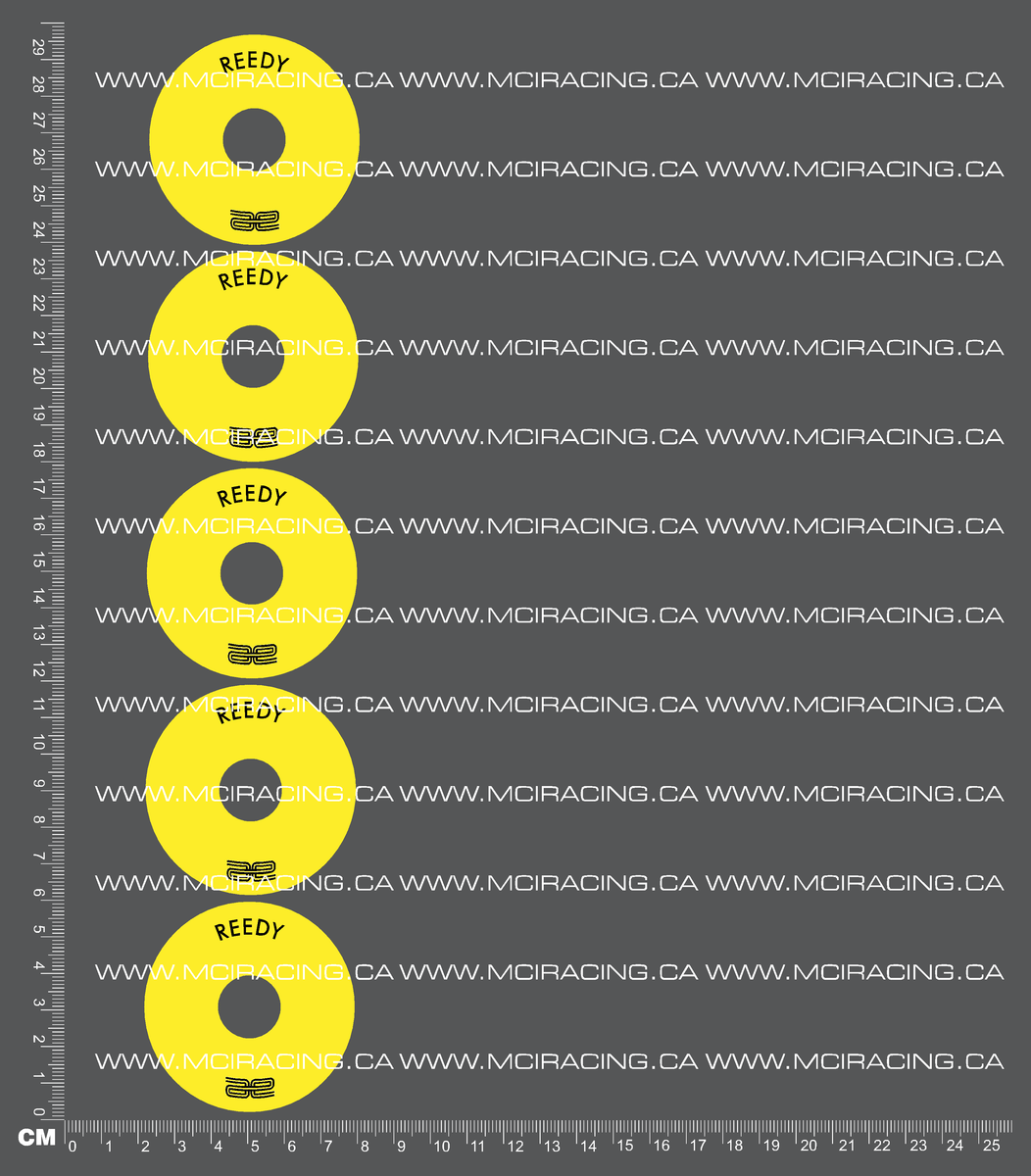 1/10TH ASSOCIAT - 58MM WHEEL DISC DECALS – Mciracing.ca