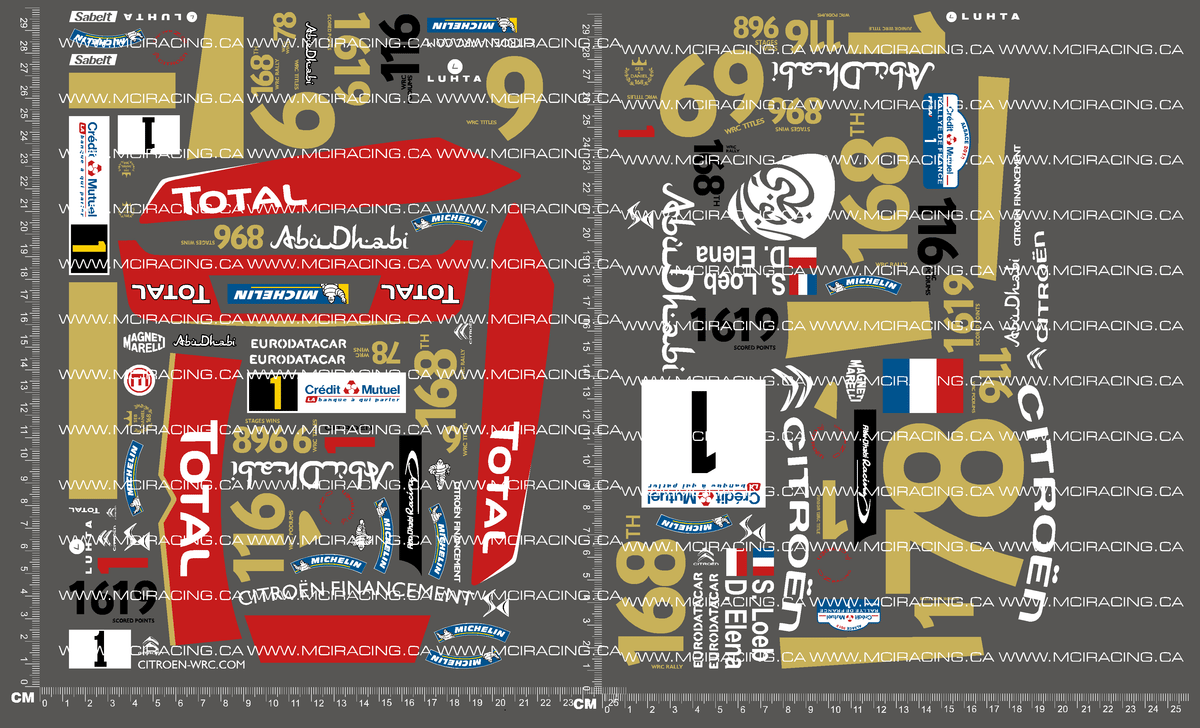 1/10TH CITRO D3 - ABU DHABI DECALS – Mciracing.ca