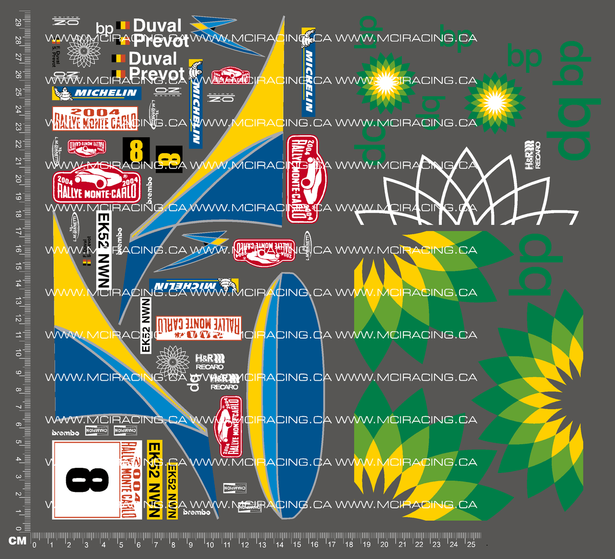 1/10TH FOR FOCUS - BP DECALS – Mciracing.ca