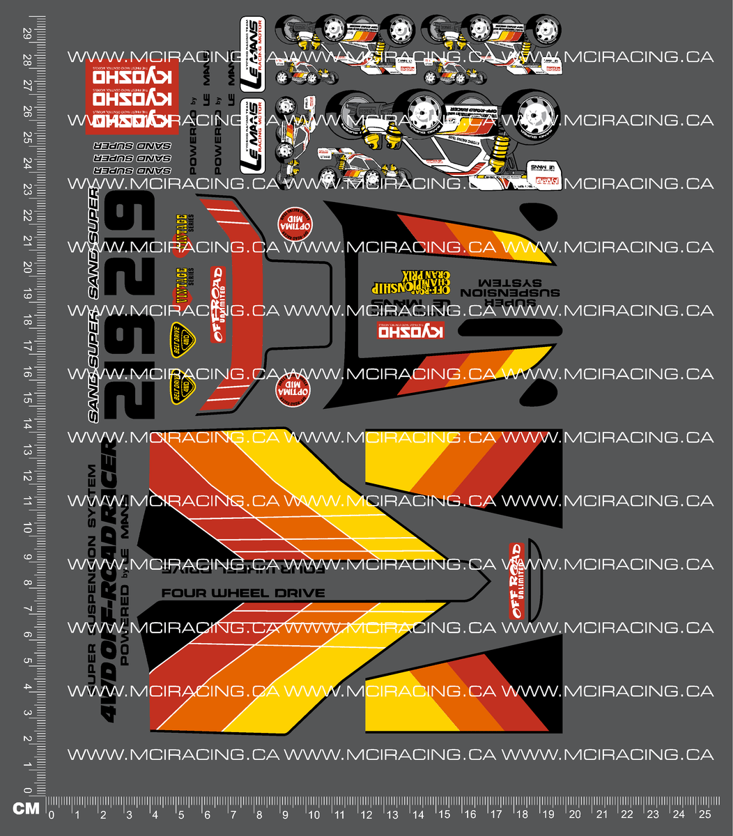 1/10TH KYO - OPTIMA MID RE-RE - SHEET 1 DECALS – Mciracing.ca