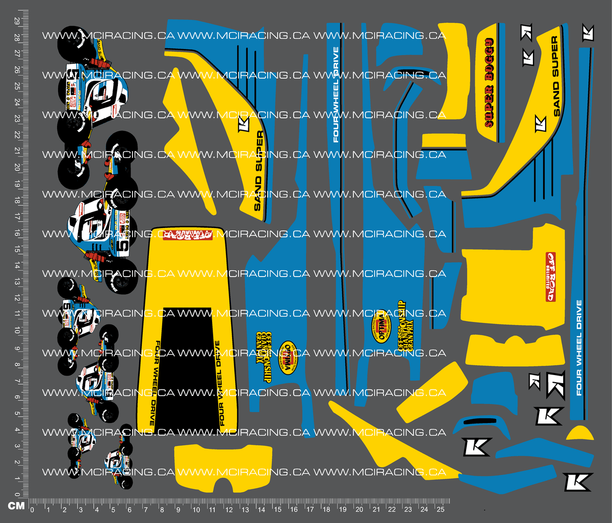 1/10TH KYO - OPTIMA RE-RE PANEL DECALS – Mciracing.ca