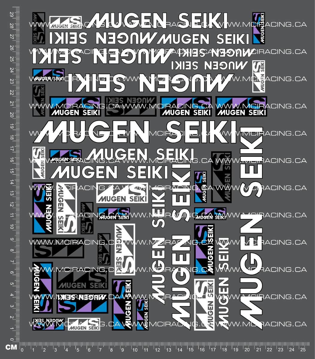 1/10TH MUGEN - GENERIC DECALS – Mciracing.ca