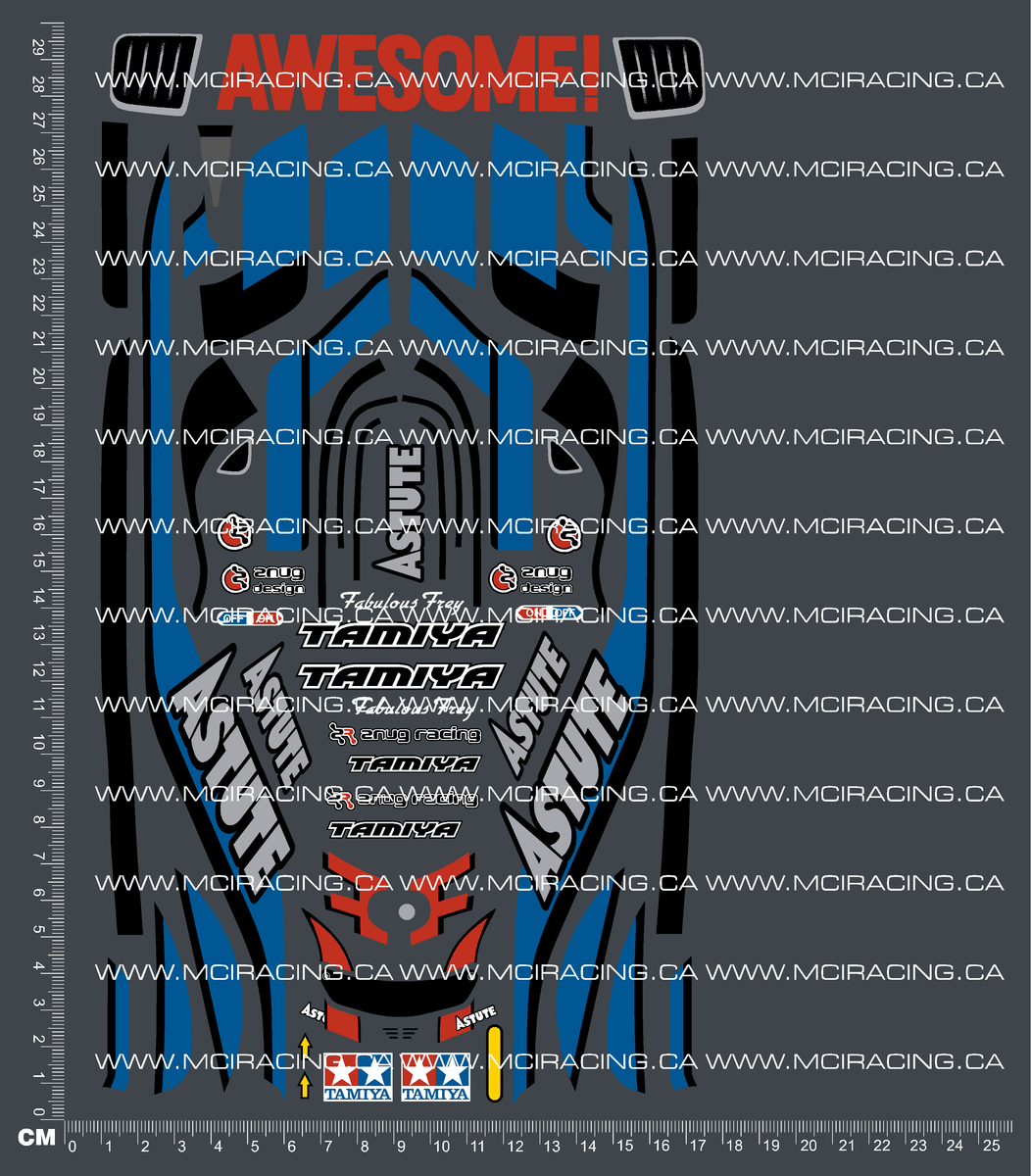 1/10TH TAM 58697 - 2022 ASTUTE DECALS – Mciracing.ca