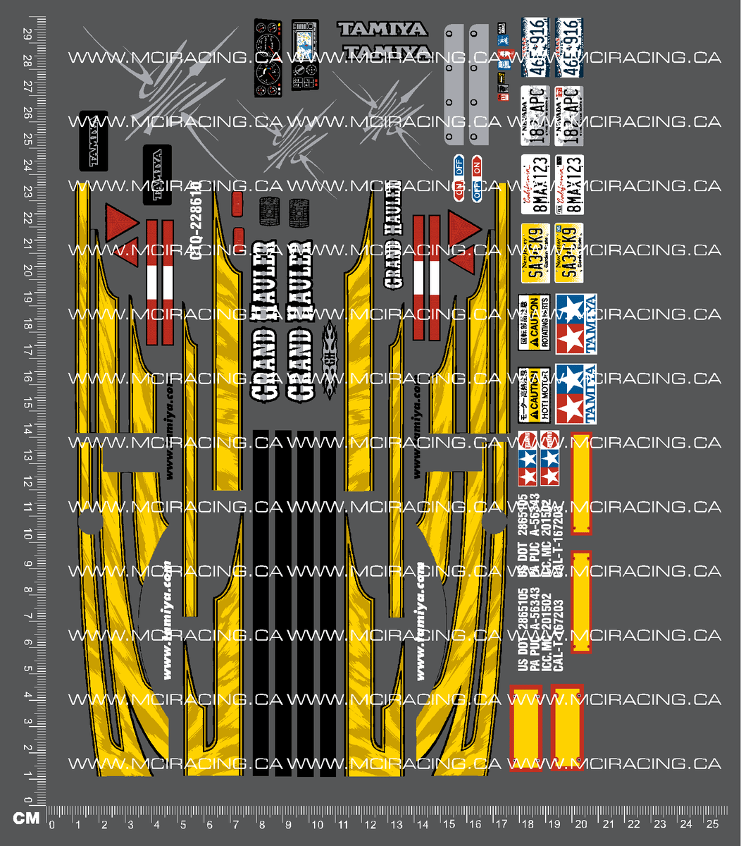1/14TH TAM 56344 - GRAND HAULER TRUCK DECALS – Mciracing.ca