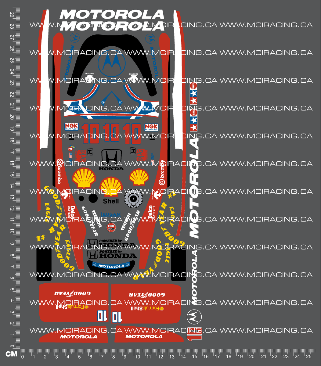 1/10TH TAM 58148 - RAHAL HOGAN MOTOROLA LOLA T94 DECALS – Mciracing.ca