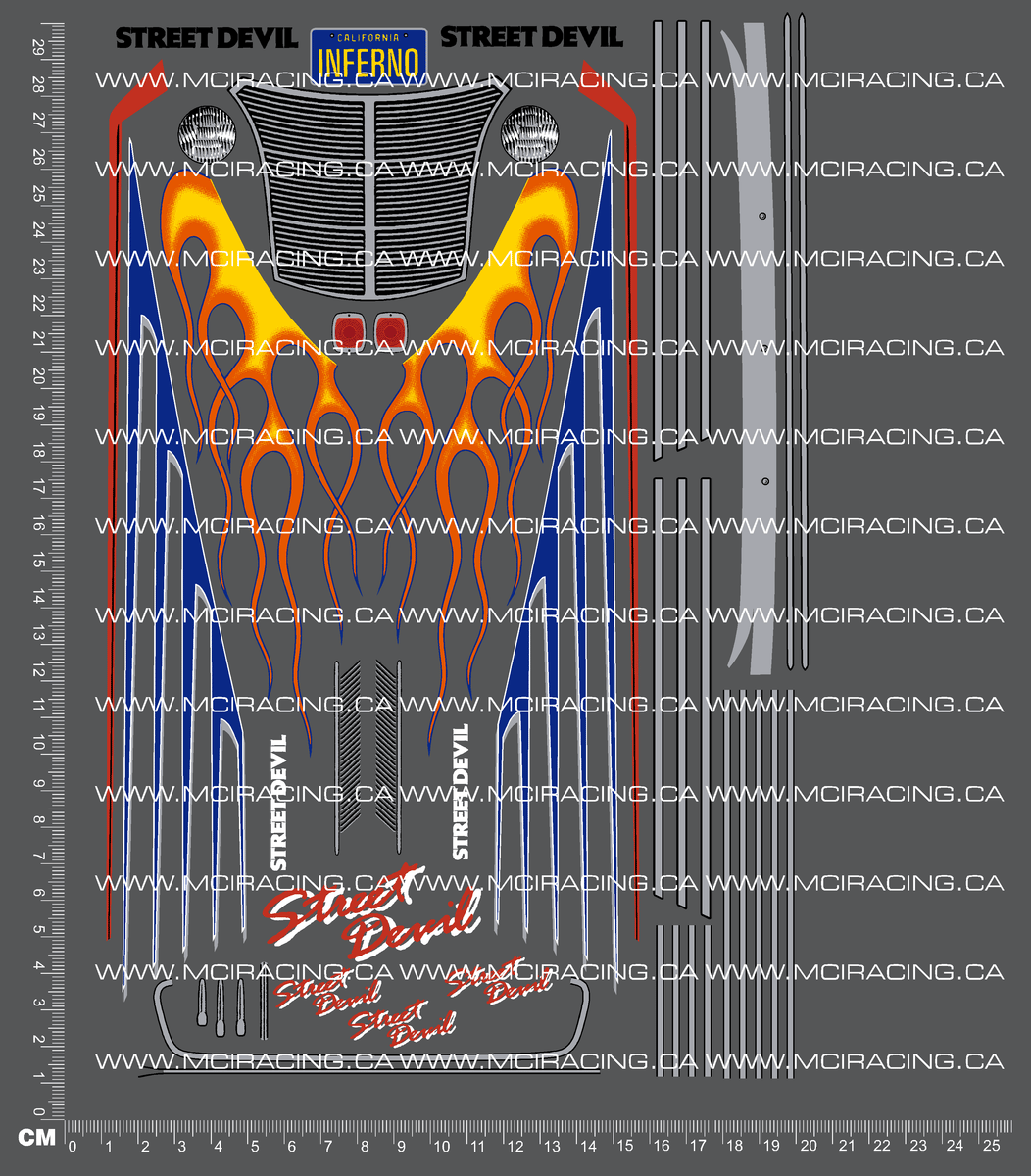 1/10TH TAM - 58174 STREET DEVIL DECALS – Mciracing.ca