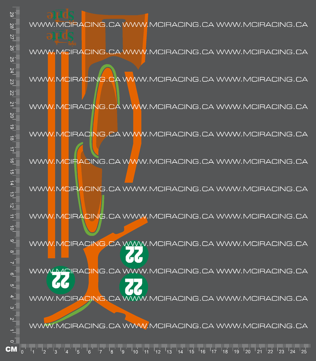 1/10TH TESTORS - FORMULA 1 SPRITE SPECIAL DECALS – Mciracing.ca