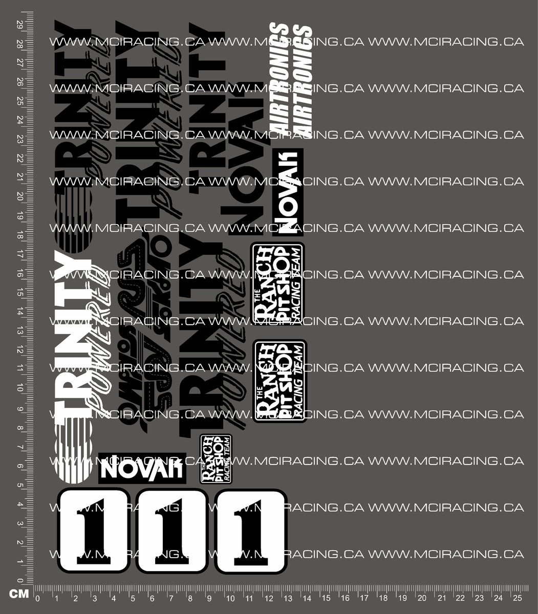 1/10TH YOK - YZ-834B DOG FIGHTER FUNCO - GIL LOS JR DECALS – Mciracing.ca