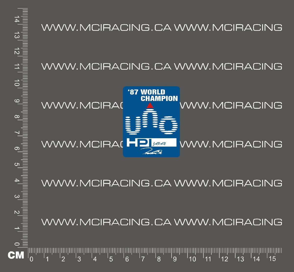 540 MOTOR DECAL - HPI UNO – Mciracing.ca