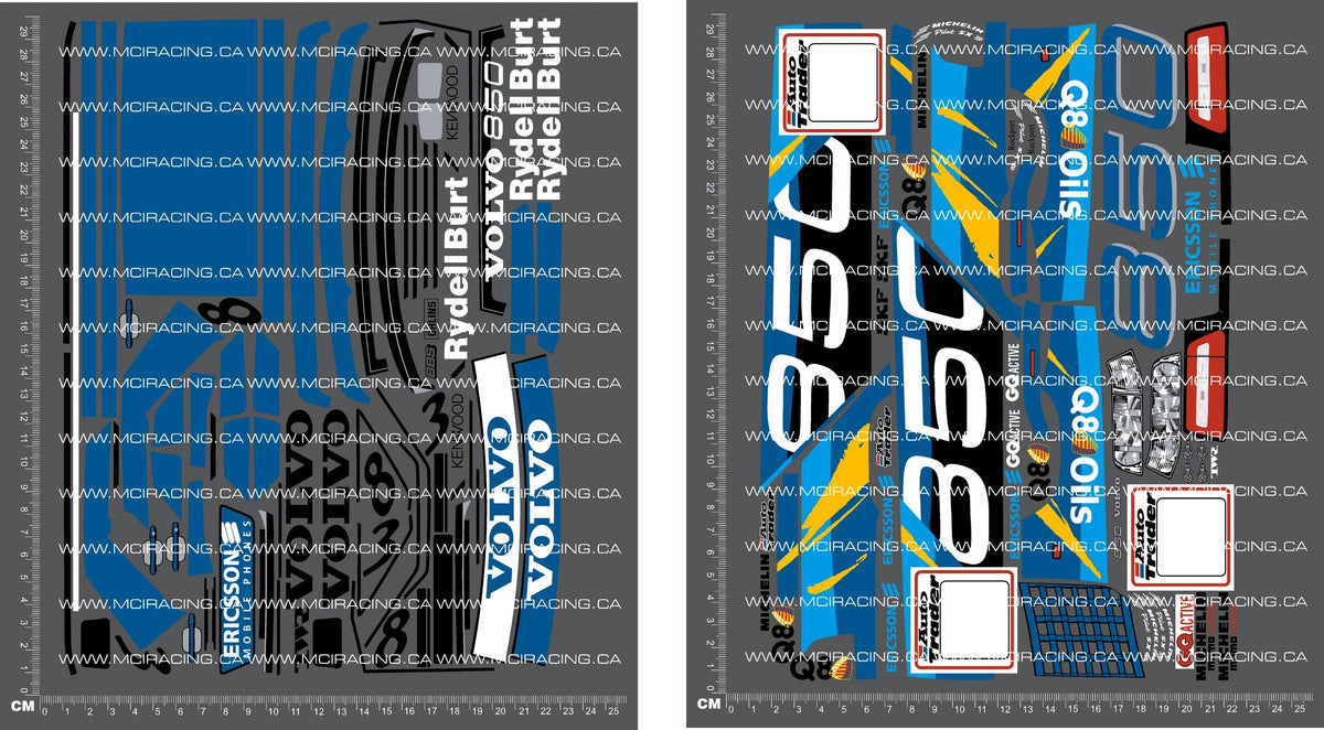1/10TH TAM 58183 - VOLV 850 BTCC DECALS – Mciracing.ca