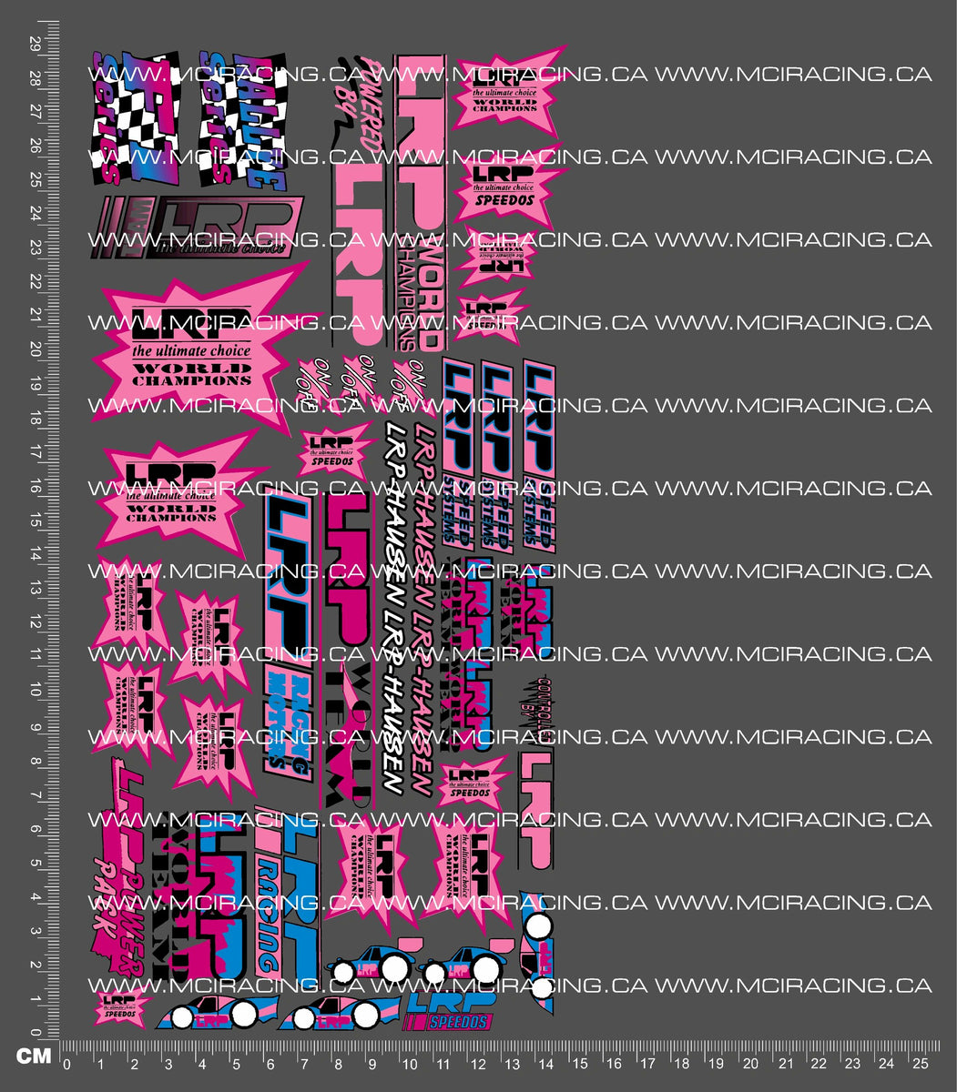 1/10TH LRP CLASSIC DECALS – Mciracing.ca