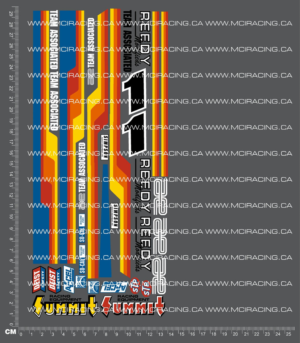 1/10TH ASSOCIAT - R10 - TQ10 BOX ART DECALS – Mciracing.ca