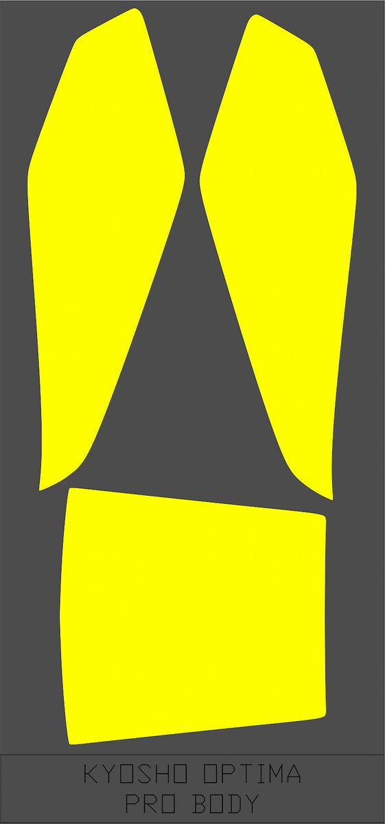 KYOSHO OPTIMA PRO BODY WINDOW MASKS – Mciracing.ca